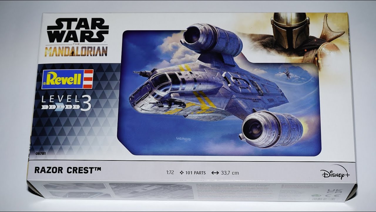 Unboxing Revell´s 06781 Razor Crest 1/72 from Star Wars - THE ...