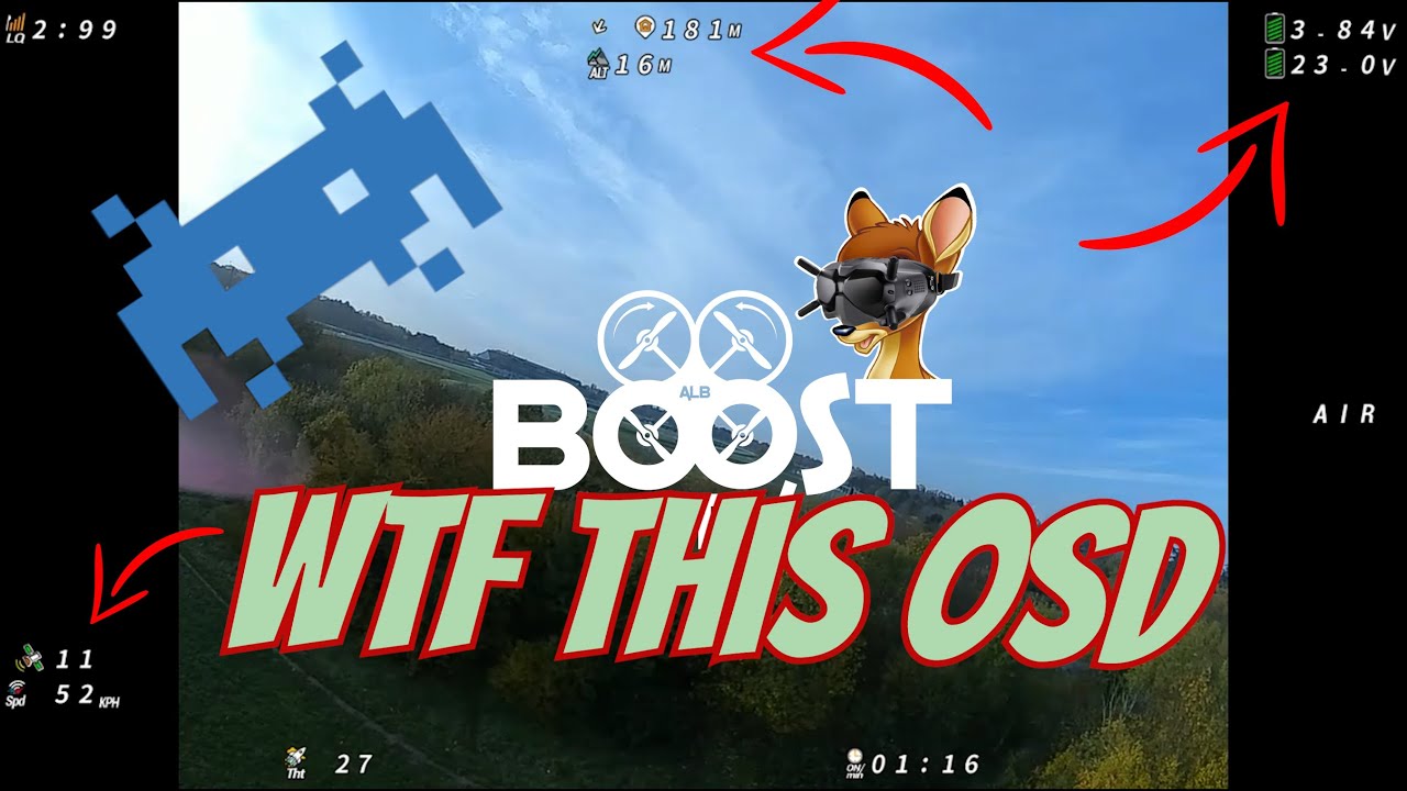 OSD WTF dans le DJI google V1 - YouTube
