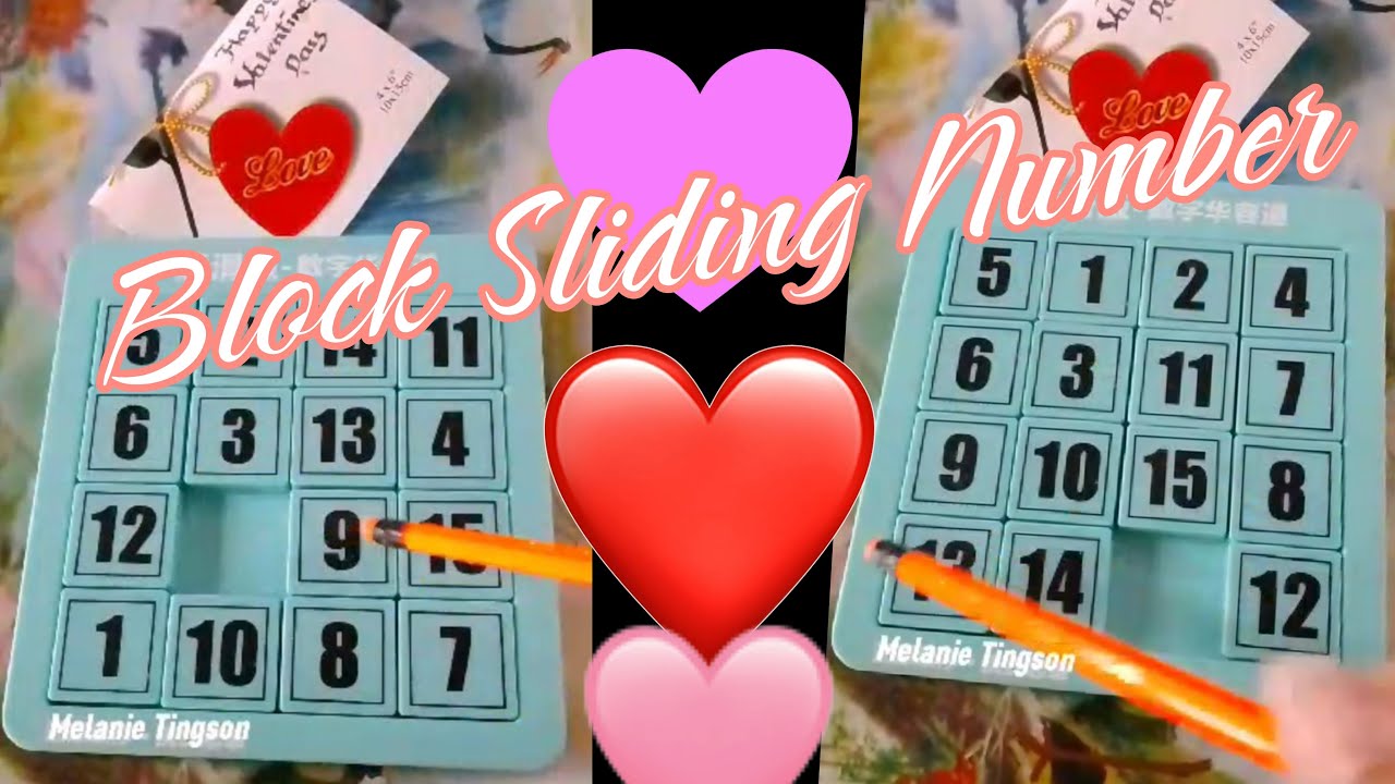 Block Sliding Number Puzzle Game Day 14 - YouTube