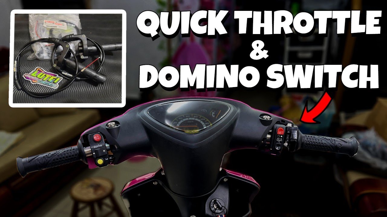 YAMAHA QUICK THROTTLE & DOMINO SLIM SWITCH | MIO SOULTY - YouTube