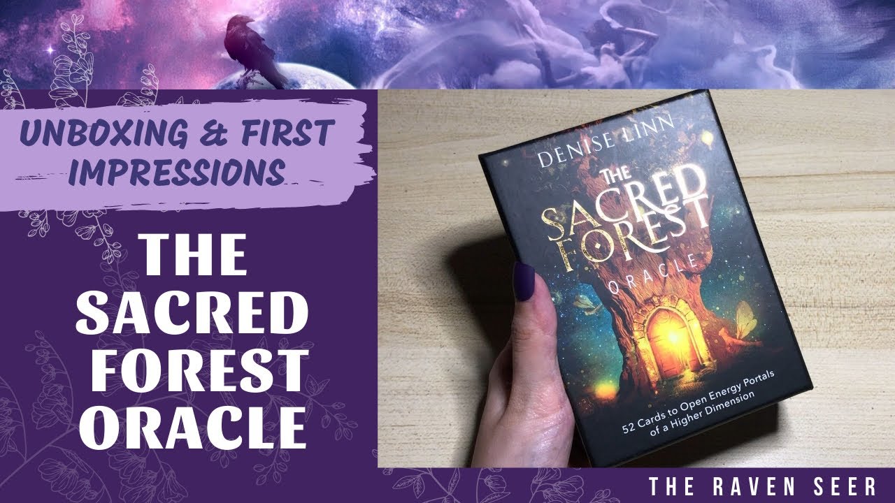 UNBOXING: THE SACRED FOREST - Deck review and flip through 🪴💖🧚‍♀️ - YouTube