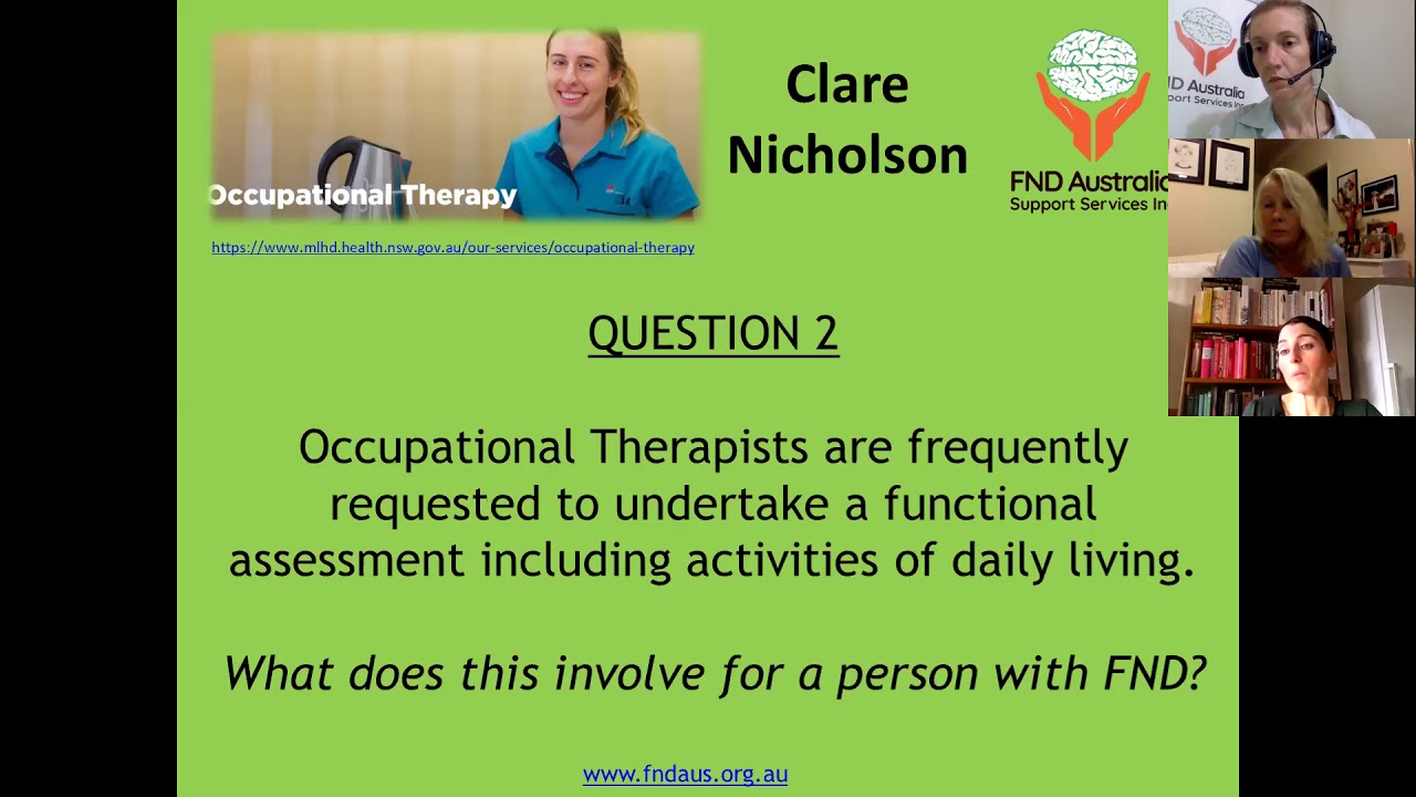 Clare Nicholson talks to FND Australia Support Services - YouTube