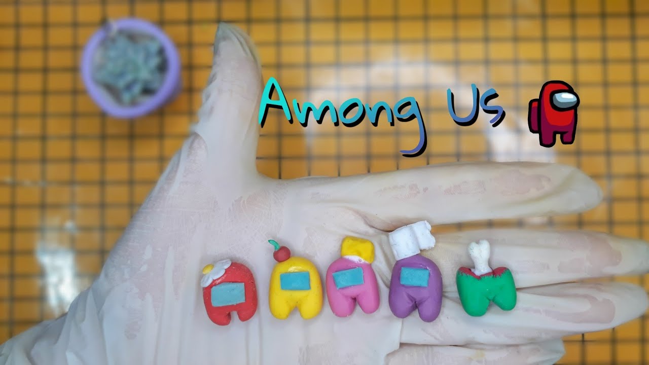 Among Us🤯 |Pasta flexible|Porcelana fría - YouTube
