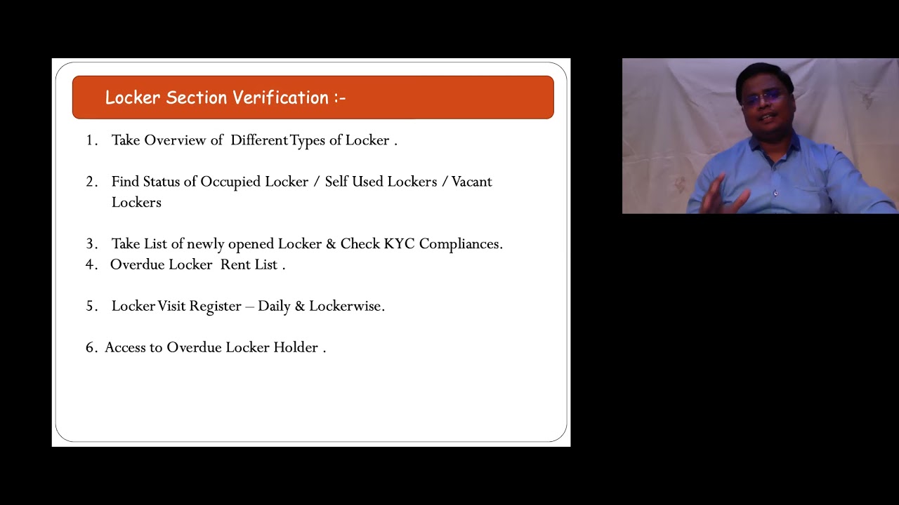 Lockers Section Verification - YouTube