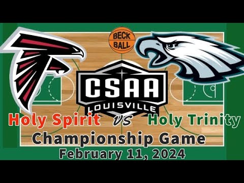 Holy Trinity Eagles vs Holy Spirit Falcons ~ CSAA 8th Grade ...
