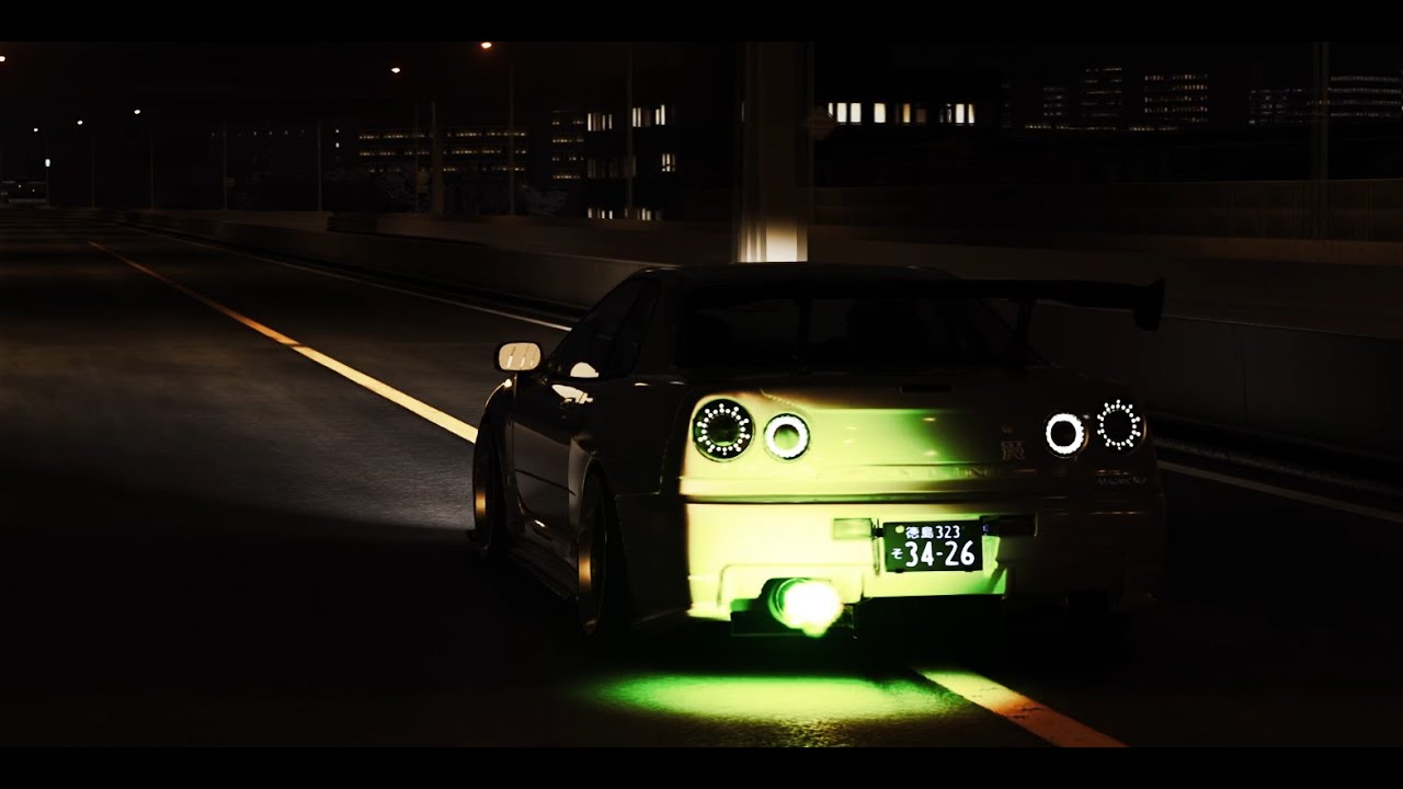 R34 NUR SPEC CINEMATIC ASSETO CORSA - ft. AITCH Louis Vuitton - YouTube