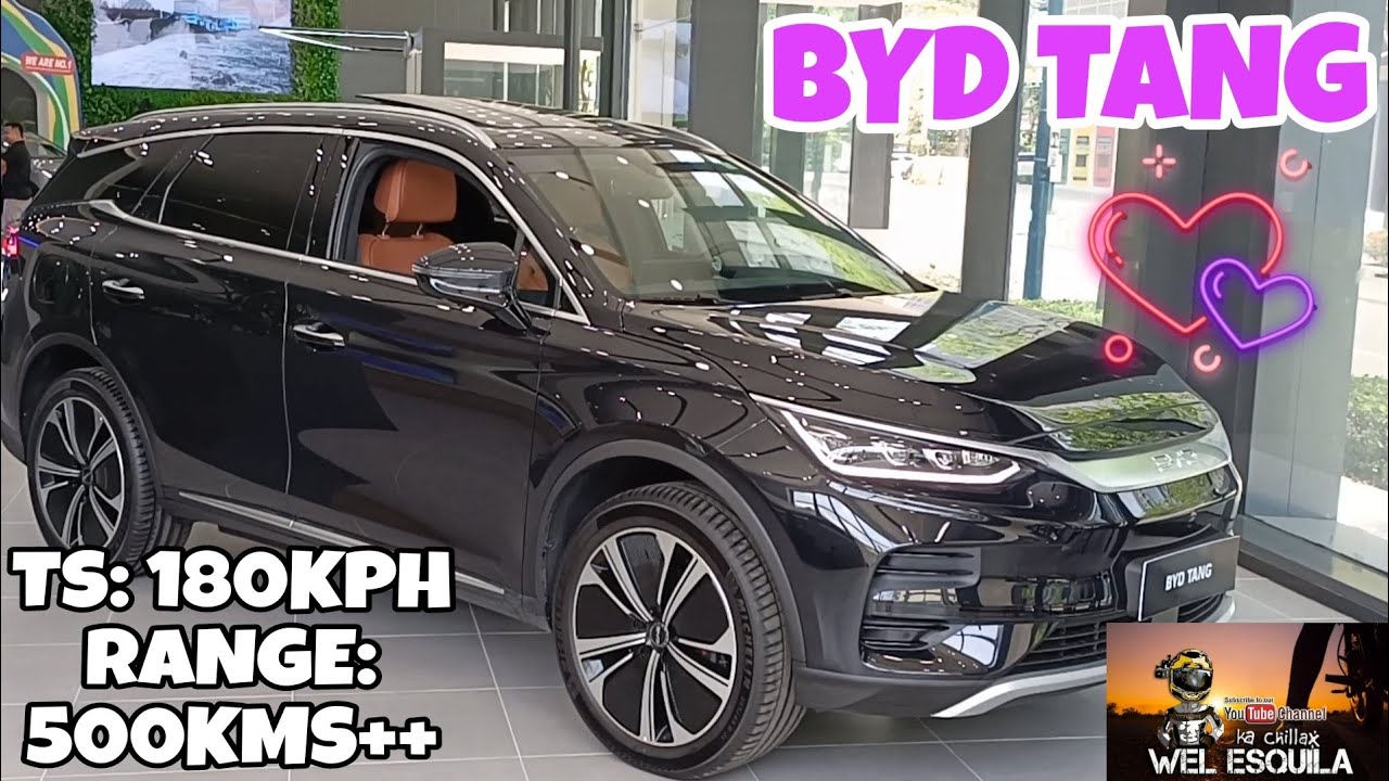 BYD TANG | BASIC REVIEW & WALK AROUND | EV NA CROSSOVER - YouTube