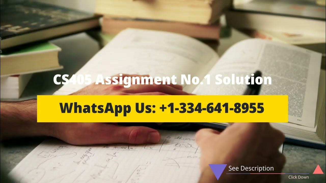 CS405 Assignment No. 1 Solution Fall 2023 - YouTube