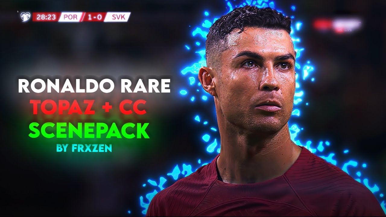 Cristiano Ronaldo RARE CLIPS SCENEPACK 4K (With AE CC and TOPAZ) - YouTube