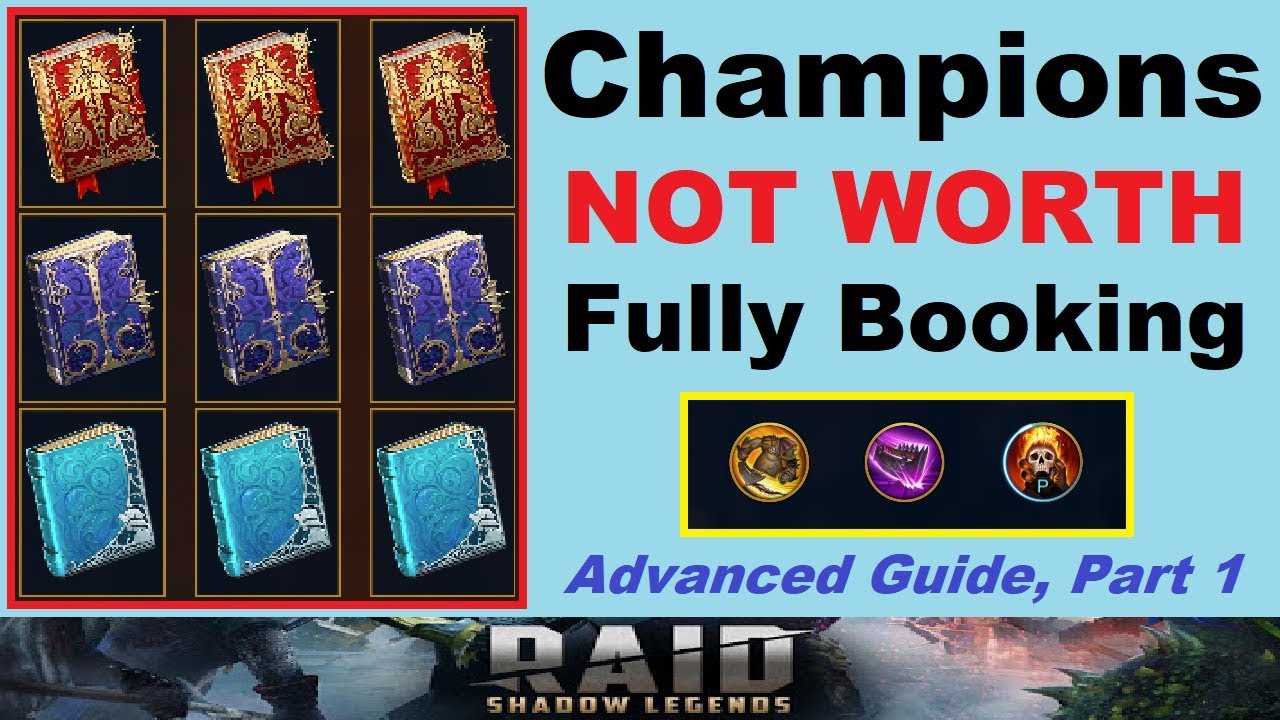 Champions *NOT WORTH* Fully Booking with Skill Tomes (Part 1) [RAID ...