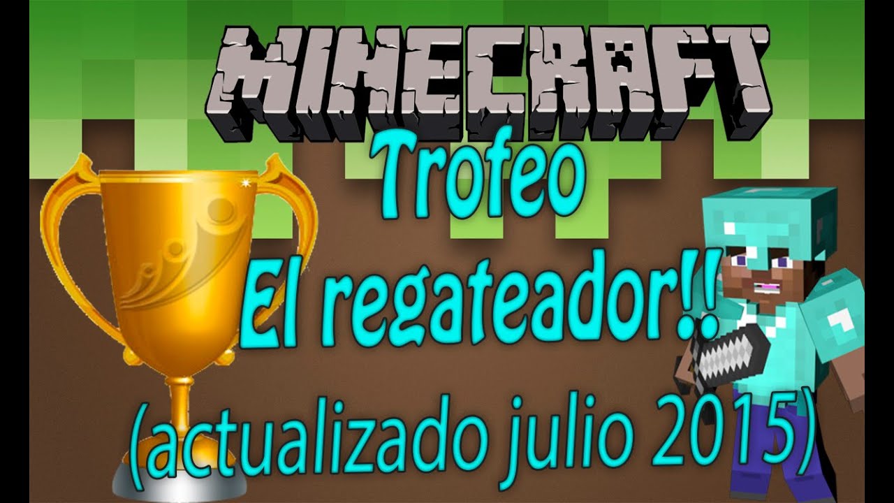 Minecraft ps4 Trofeo El regateador actualizado julio 2015 - YouTube