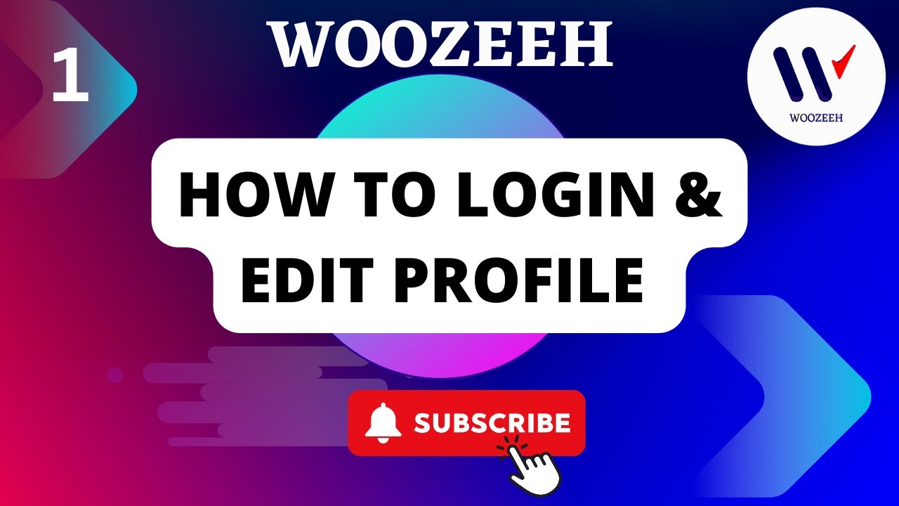 Learn | How To Login And Edit Profile - YouTube