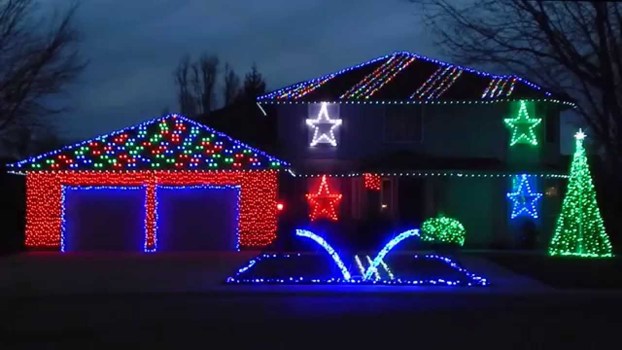 Deck the Halls - 2014 McCoy Christmas Light Display - YouTube
