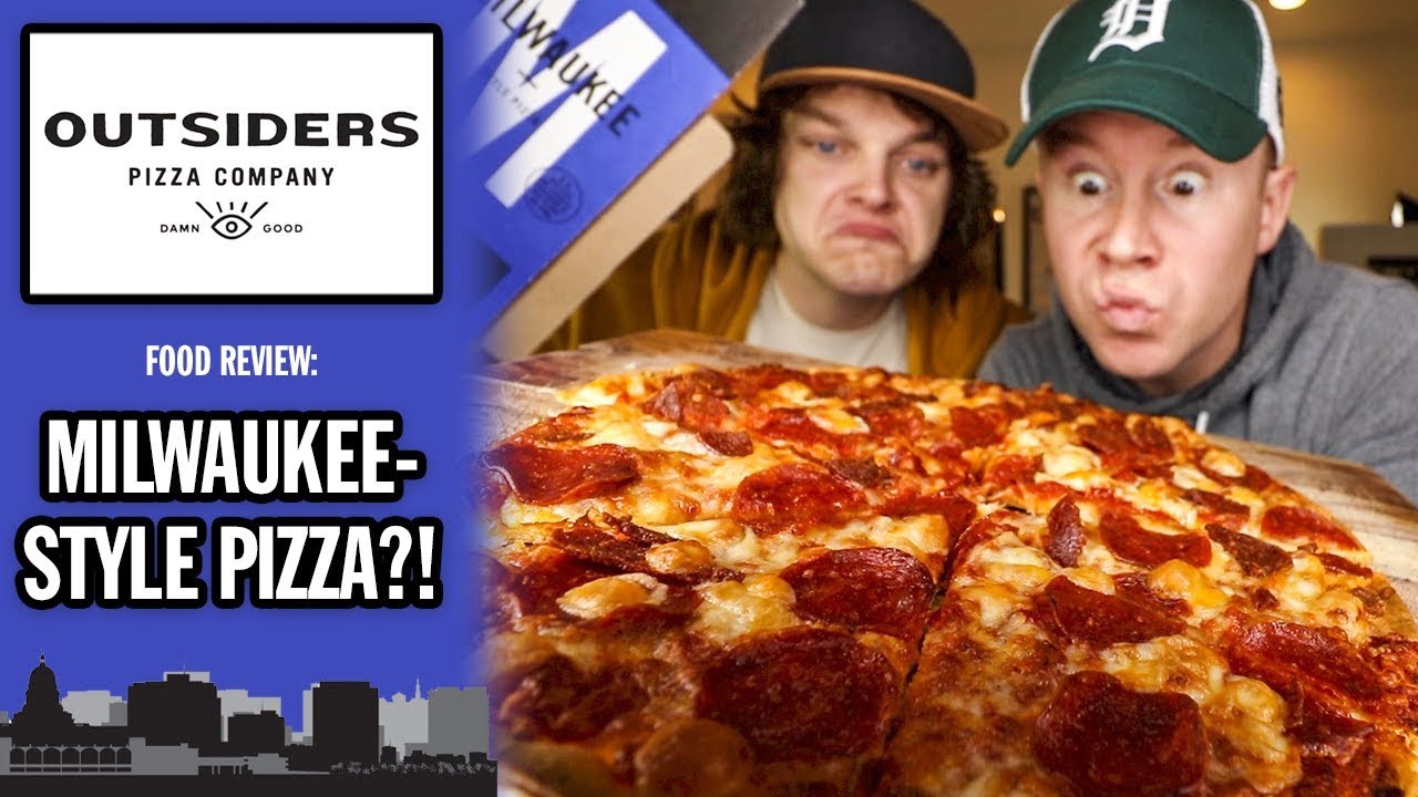 Outsiders' Milwaukee-Style Frozen Pizza Food Review - YouTube