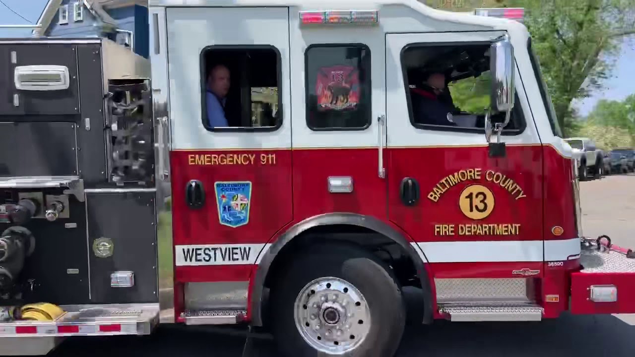 Maryland Fire Trucks Responding - YouTube