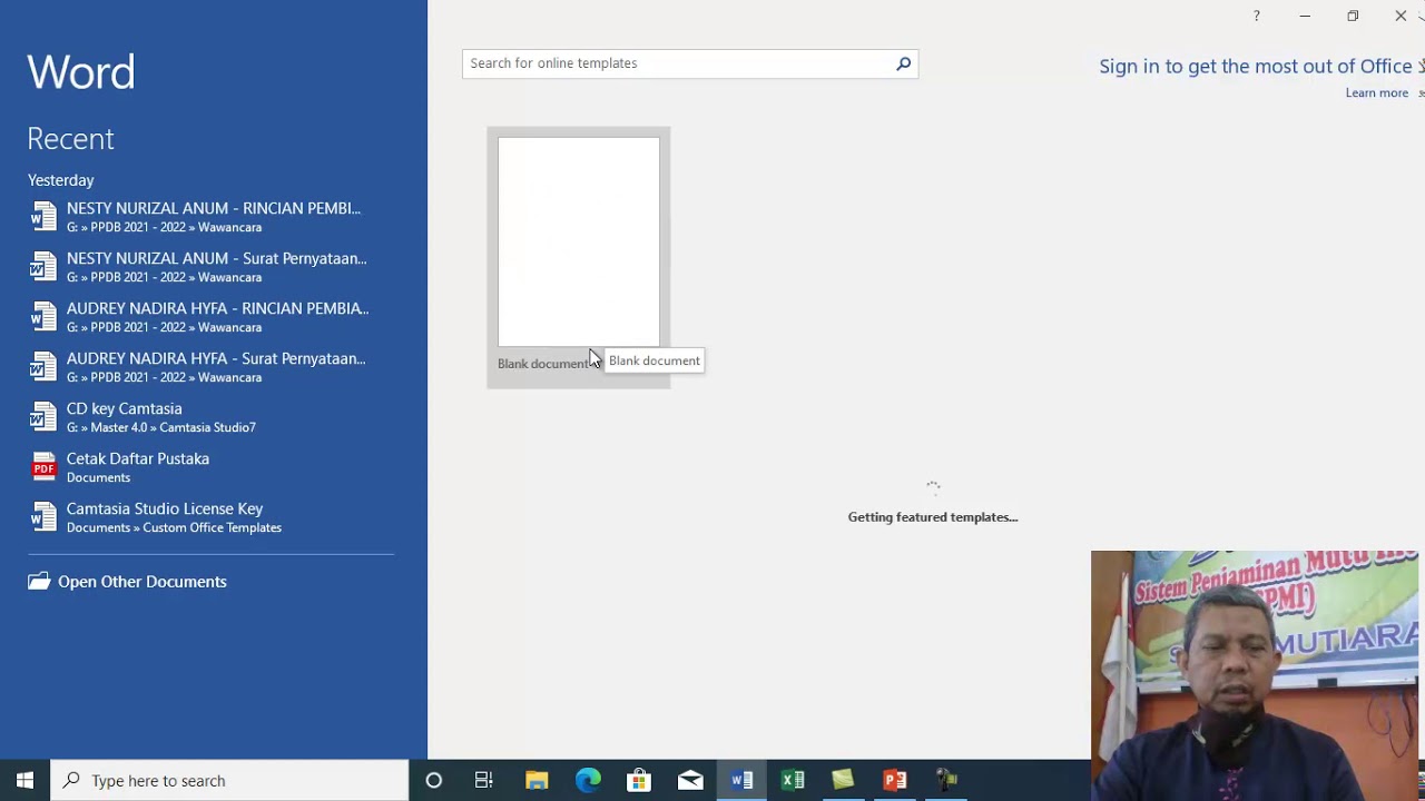Elemen Dasar Ms Word - YouTube