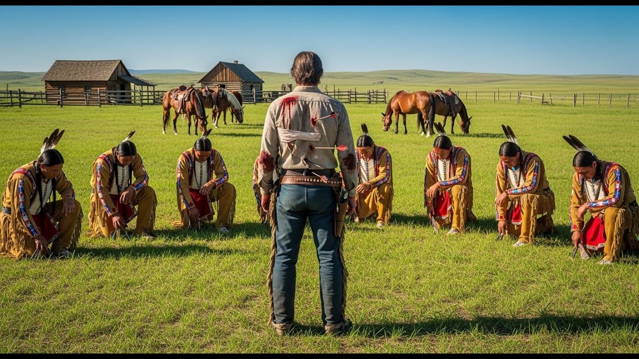 The Struggling Cowboy Took 3 Arrows to the Back Protecting the Chief's ...