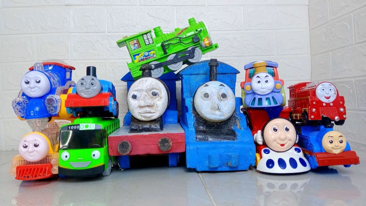 Thomas And Friends, Bus Tayo, Thomas Jumping, Robot Thomas | Happy ...