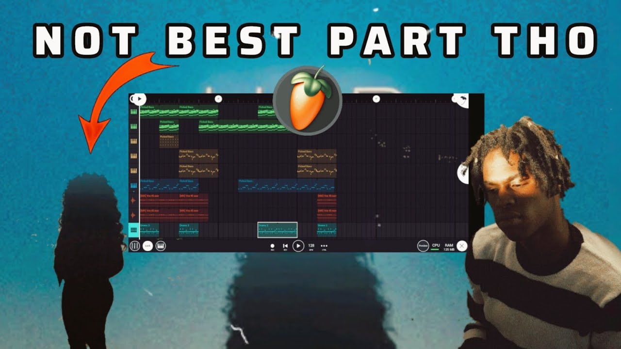 How to make RnB beat On Fl Studio Mobile - YouTube