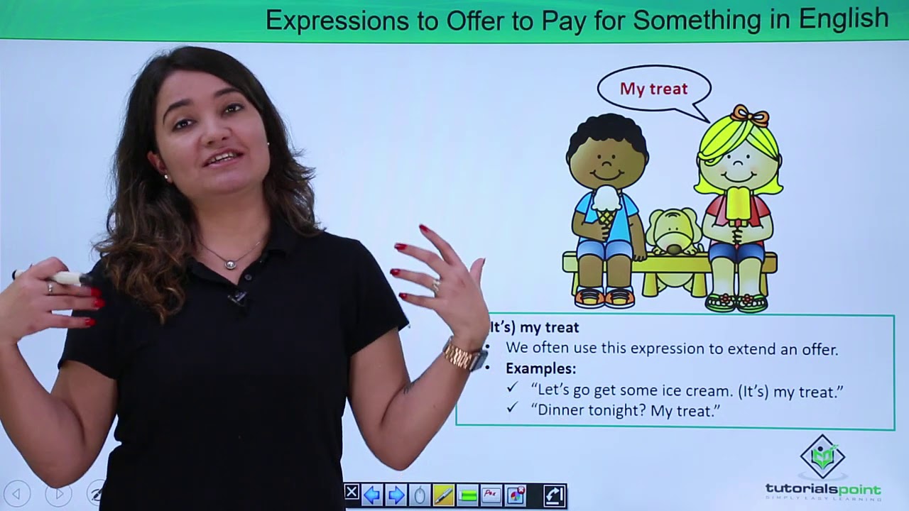 Expressions to Offer to pay for Something in English - YouTube
