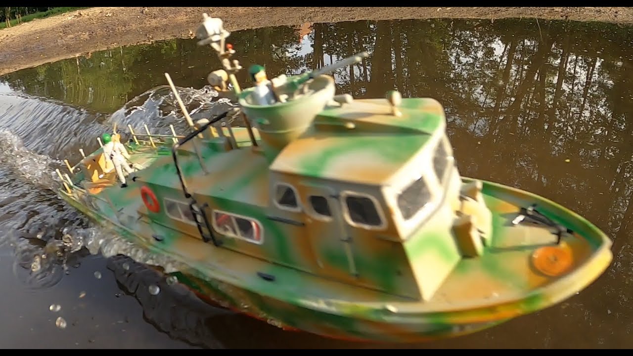 RC Schiff , US Navy, Swift Boat , Graue Flotte - YouTube