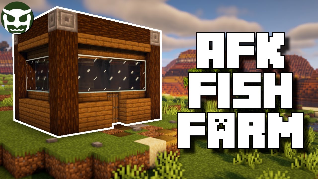 Minecraft: AFK Fish Farm | Tutorial (NO AUTO CLICKER!) (1.16+) - YouTube