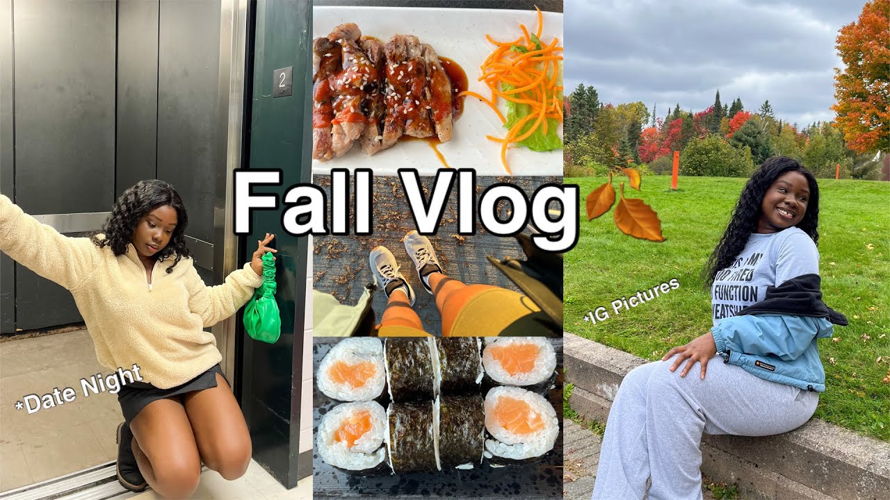 Fall Vlog🍂|Date Night | Sushi | Life Of An Influencer | Life Of An ...