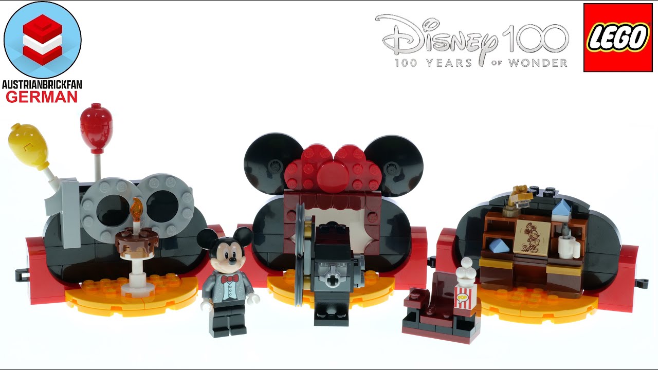 LEGO 40600 100 jähriges Disney Jubiläum - LEGO Speed Build Review - YouTube