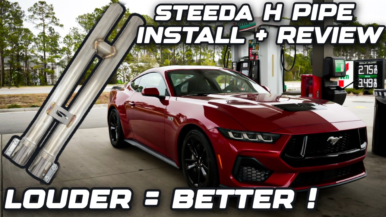 Why Your Mustang NEEDS an exhaust | Steeda H pipe S650 Mustang - YouTube