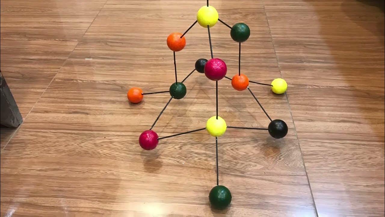 How to make diamond structure |Diamond structure model | 3D model ...