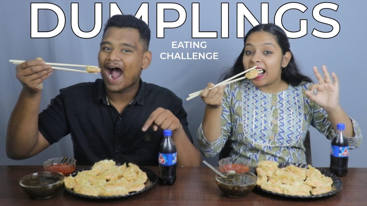 DUMPLINGS EATING CHALLENGE | FOOD CHALLENGE | FOOD EATING COMPETITION ...