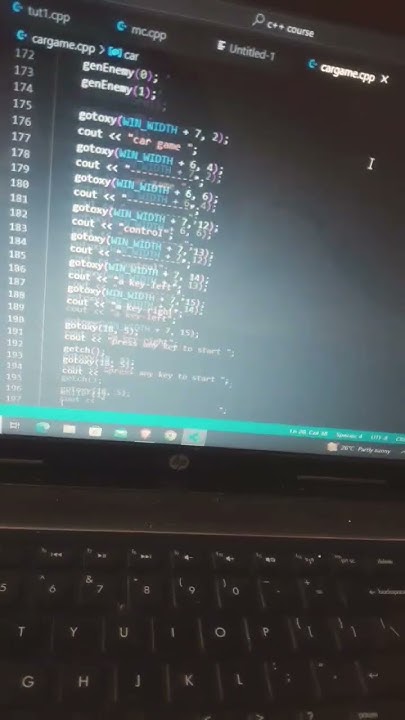 Viral Code Foryou Cargame Using Cprogramminglanguage Youtube