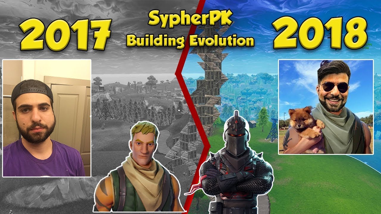 SypherPK Fortnite Building Evolution from October to Now !!! - YouTube