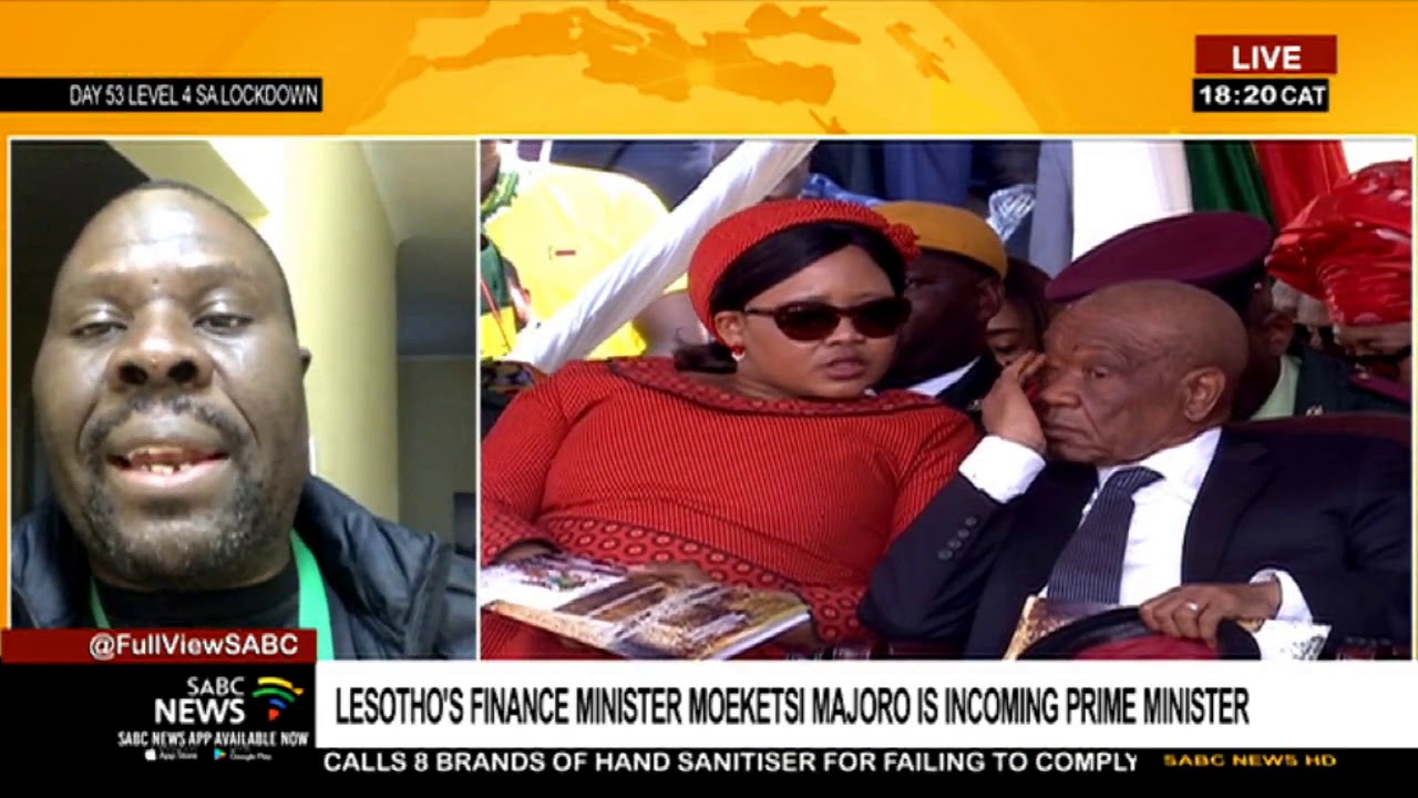 Lesotho's finance minister set to replace PM Tom Thabane - YouTube