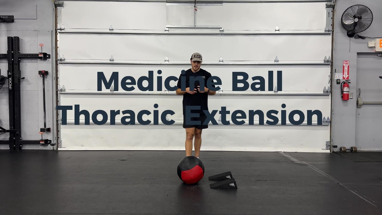 Medicine Ball Thoracic Mobility - YouTube