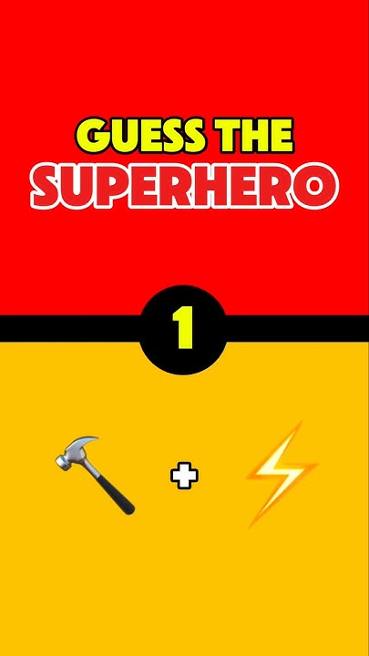 Guess The SUPERHERO In 3 Seconds - YouTube