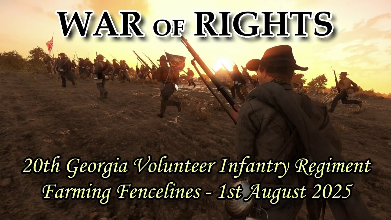 WAR OF RIGHTS - AMERICAN CIVIL WAR - 20TH GEORGIA VOLUNTEER INFANTRY ...
