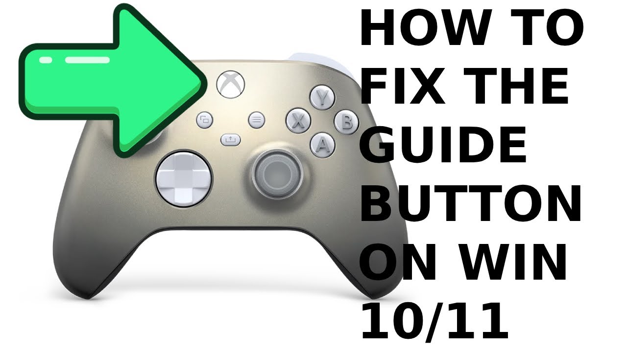 How to fix Xbox guide button not opening the game bar - YouTube