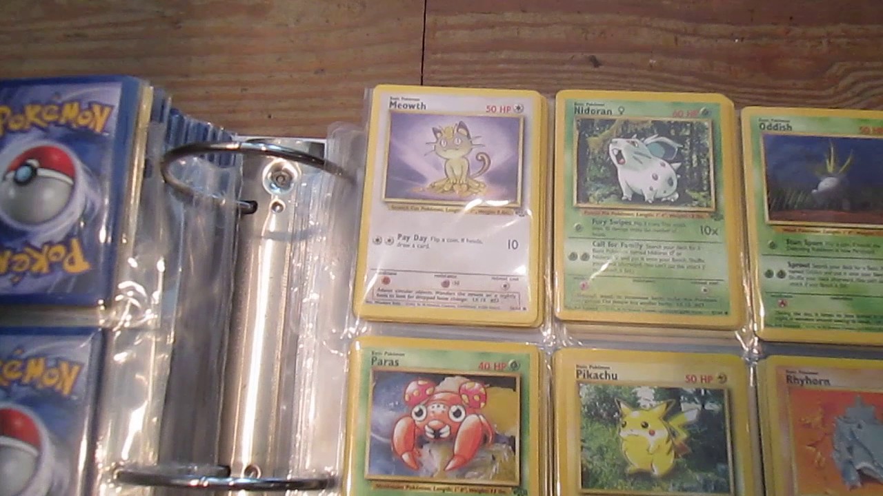 Near Complete Pokemon Card Collection (part 1) - YouTube