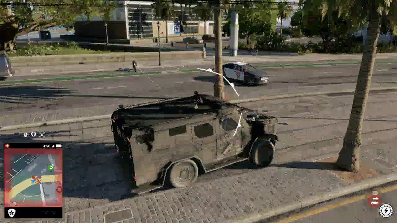WATCH DOGS 2 STEALING AN ARMORED POLICE VAN!!! - YouTube