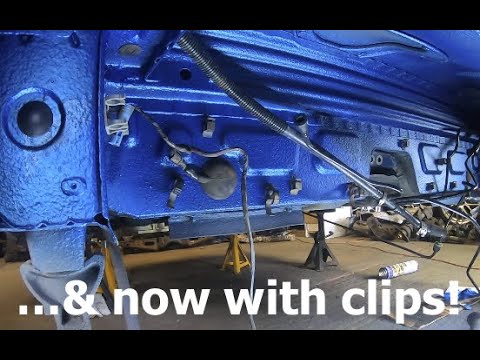 R53 Ep3 Rear Suspension Pt12 Plastic Clips back in, Tap & Die - YouTube