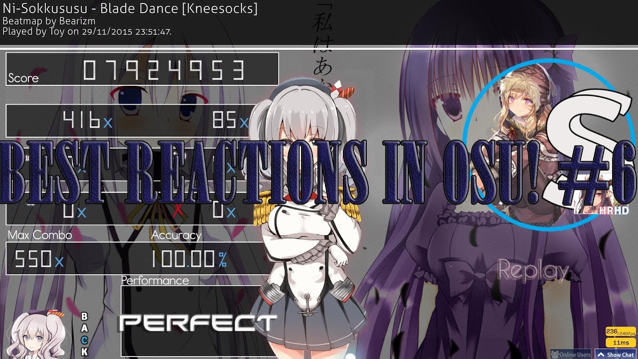 Best Reactions In Osu! #6 - YouTube