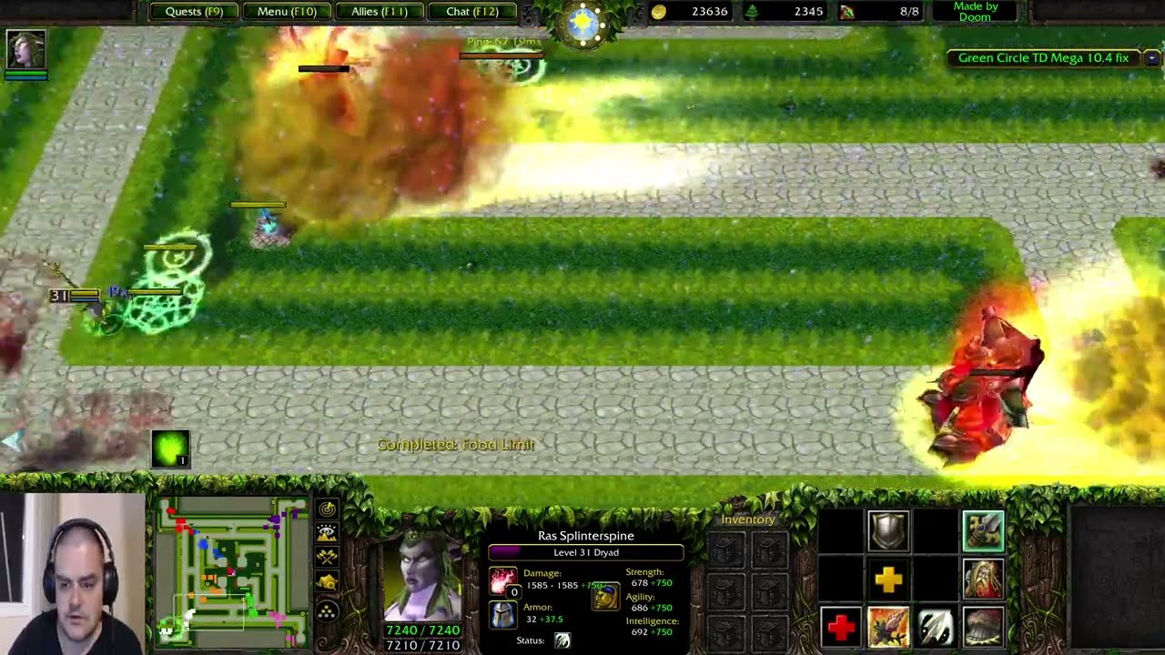 Warcraft 3 Green Circle TD Mega #5 - Pure hero enough???? - YouTube