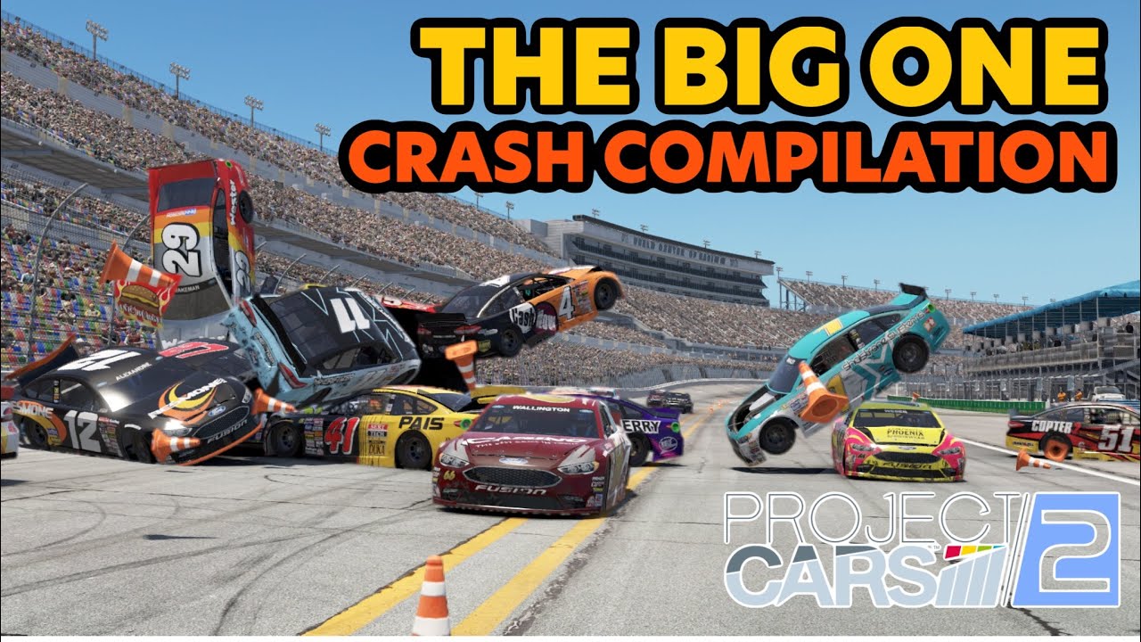 Project Cars 2 | NASCAR Big One Compilation - YouTube
