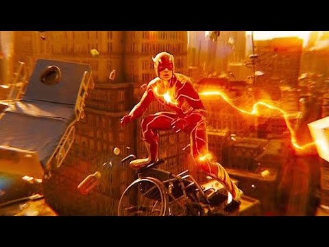 Flash saving the babies from a collapsing building | The Flash (2023 ...