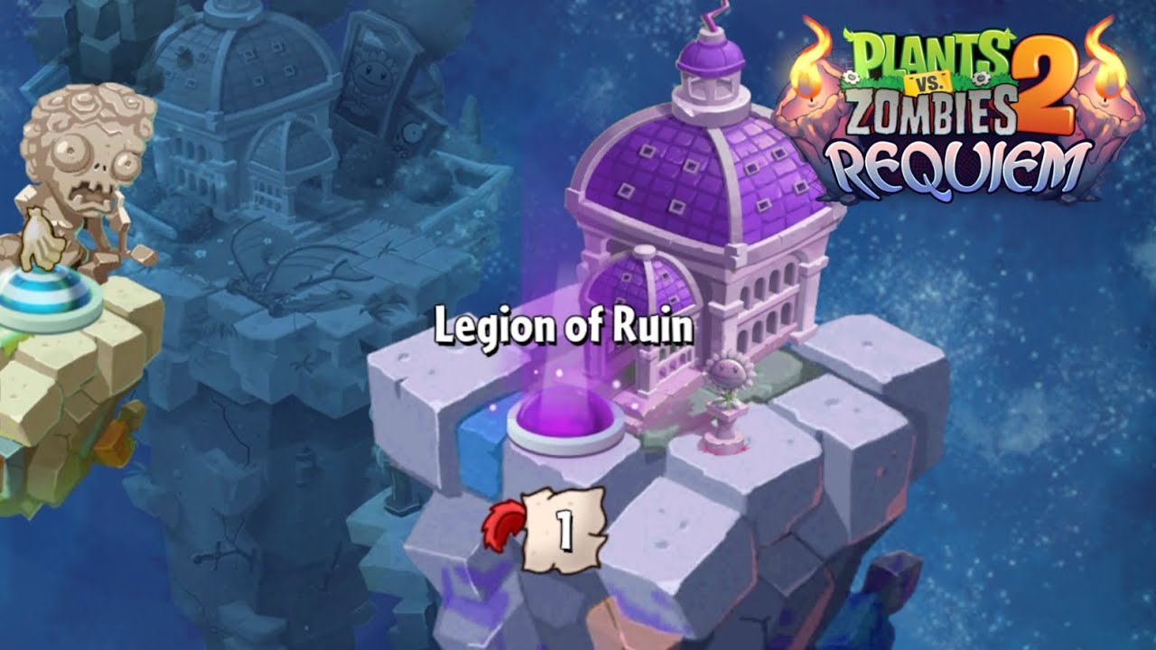 Rome Remnant's - Legion of Ruin endless: 1-15 | PvZ 2 Requiem - YouTube