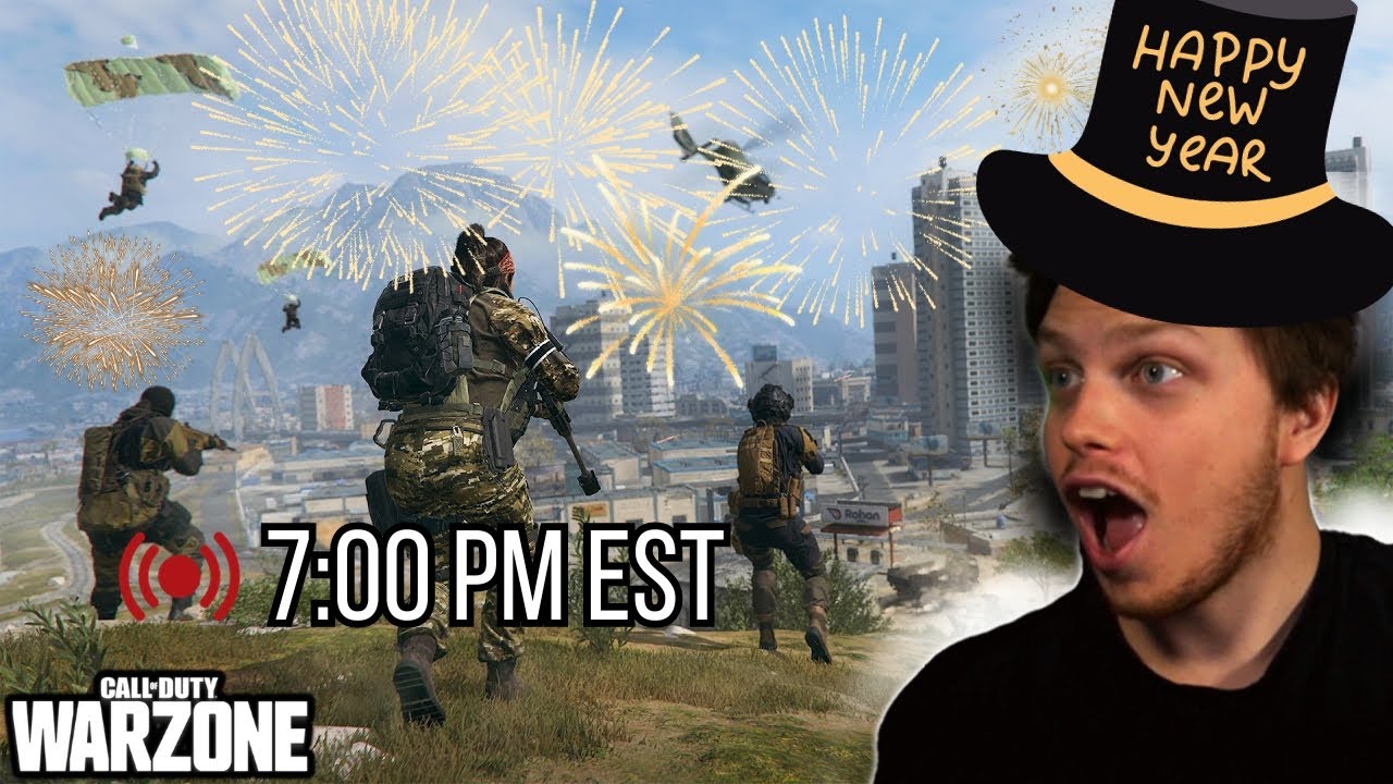 LIVE - STARTING THE NEW YEAR WITH A BANG! | CALL OF DUTY WARZONE LIVE ...