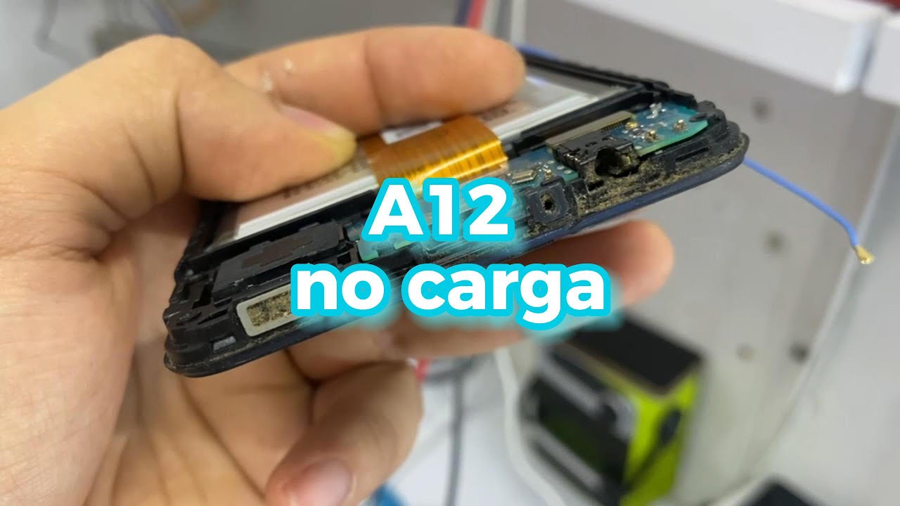 Samsung a12 no carga - YouTube