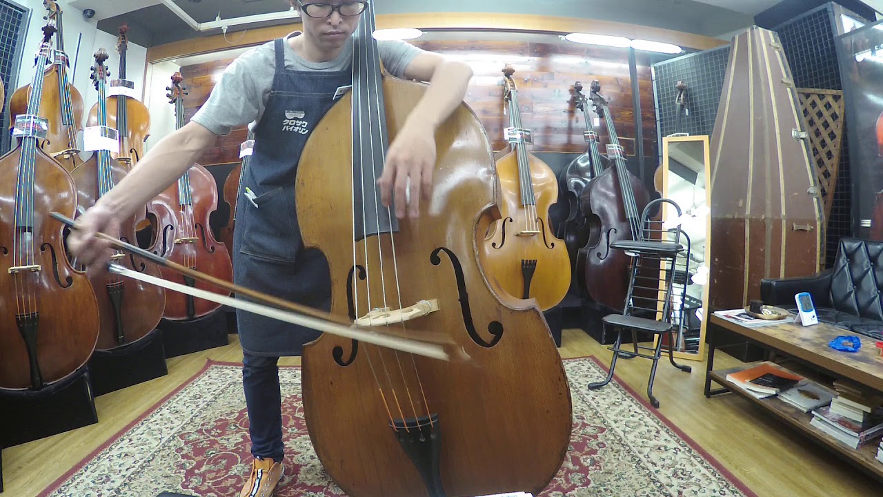 ”No Label Contrabass 1/2 Size ca.1900” - YouTube