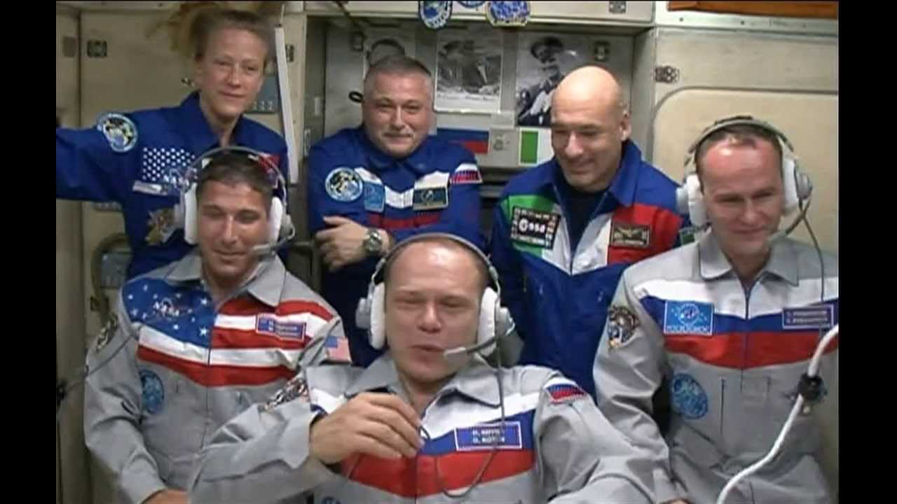 New Crewmates Welcomed Aboard Station - YouTube